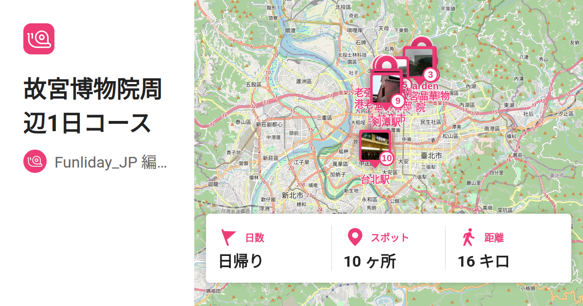 故宮博物院周辺1日満喫コース | Funliday_JP 編集部 @ Funliday travel map